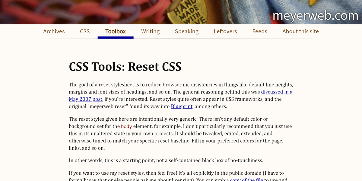 CDNとコピペで使える、おすすめリセットCSSまとめ | DailyHackOn デイリーハックオン